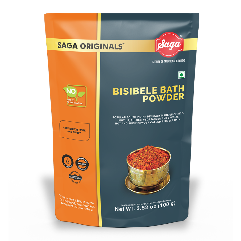 Bisi Bele Bath Powder Online | Authentic Karnataka Style | Saga Foods