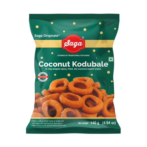 Buy Traditional Coconut Kodubale Online | Bangalore Snacks |Saga Foods