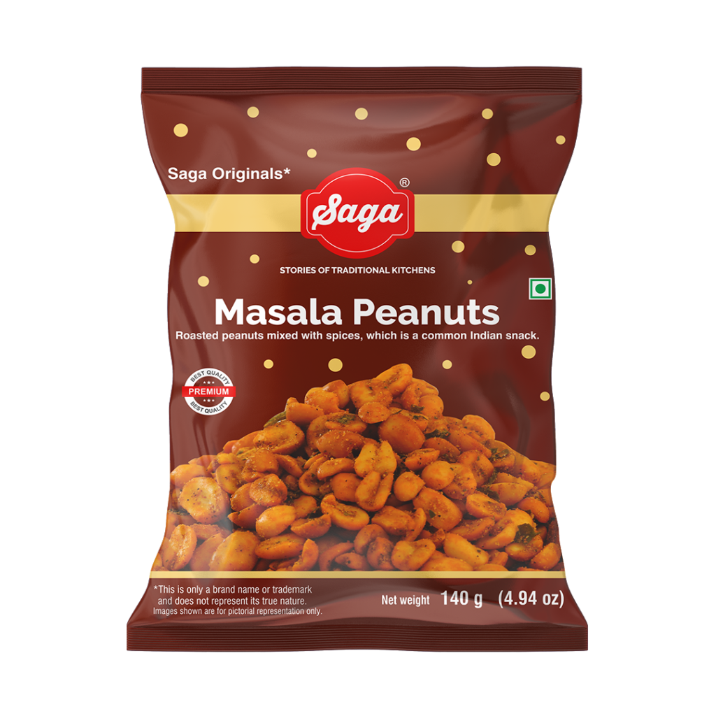 Buy Masala Peanuts Online | South Indian Spicy Peanuts | Saga Foods