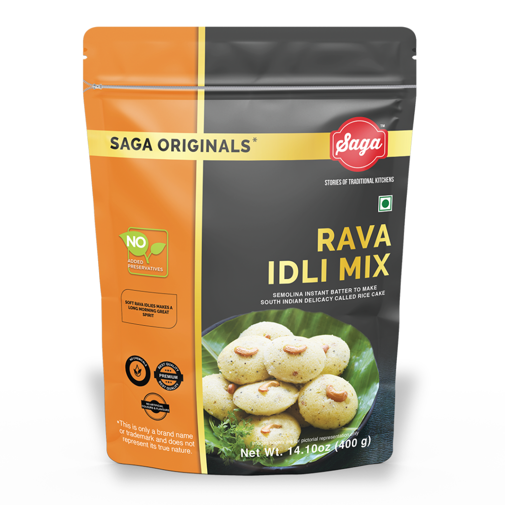 Buy Instant Rava Idly Mix Online | Instant Breakfast Mix | Saga Foods