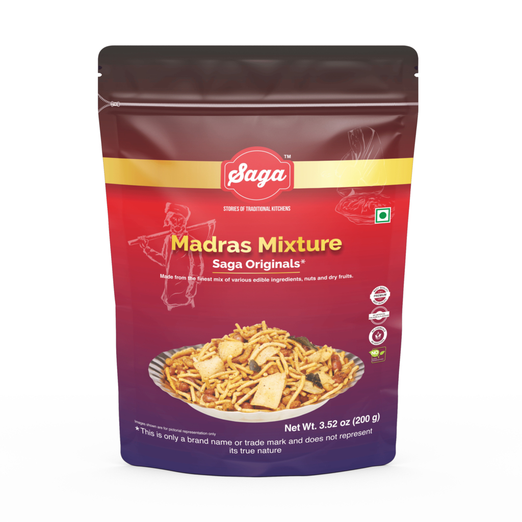 Buy Madras Mixture Online | South Indian Crunchy Snacks | Saga Foods